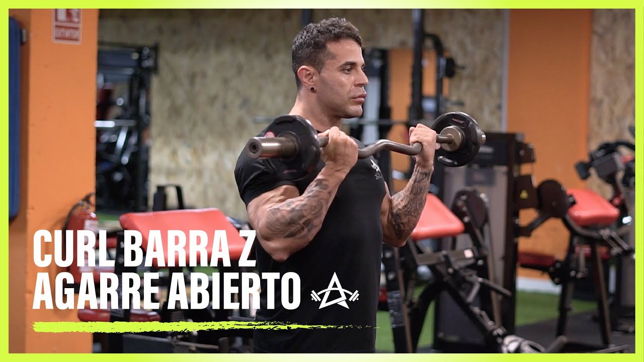 CURL BARRA Z AGARRE ABIERTO - YouTube