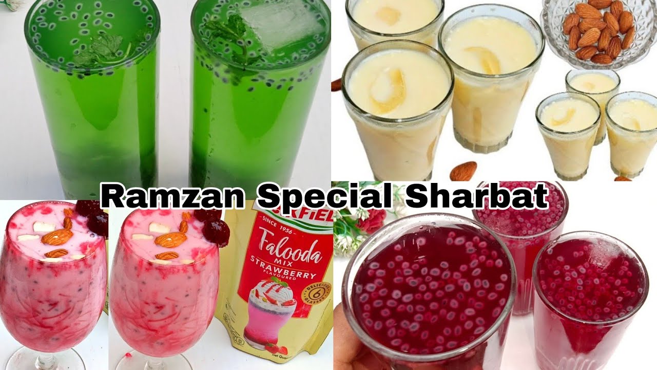 Ramzan Special Sharbat Recipe| Iftar Special Healthy Drink| Famous Cold ...