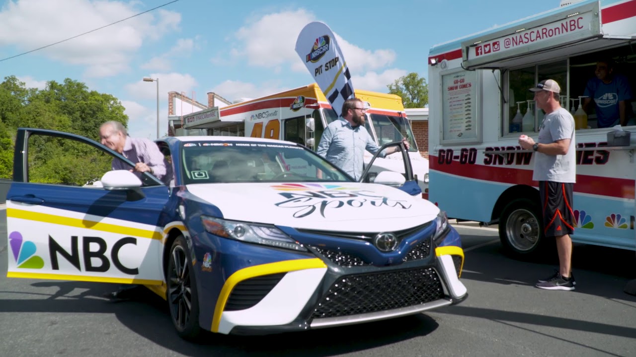 NASCAR on NBC - Kyle & Rut's Uber Ride - YouTube