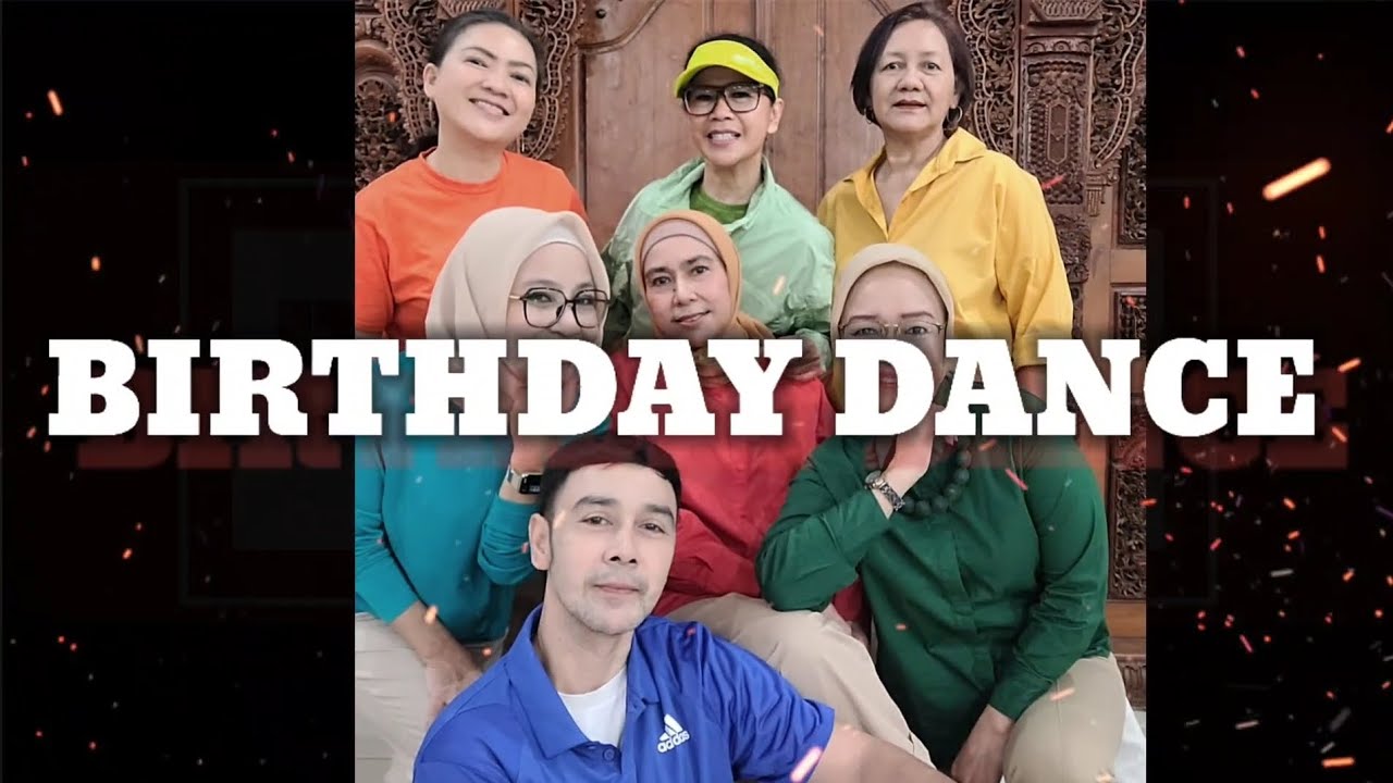 BIRTHDAY DANCE - line dance demo by BDB class - YouTube
