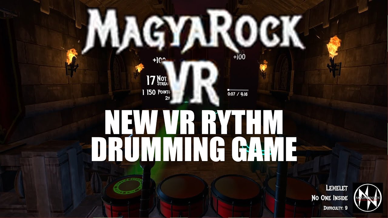 Magyarock VR new Rythm drum game for PCVR (played on Quest Pro) - YouTube