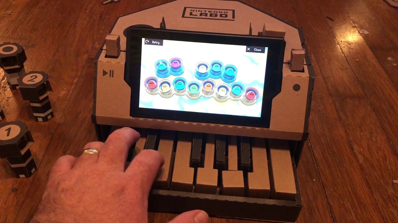 Nintendo Labo Piano - YouTube