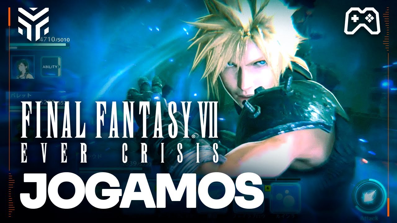 FINAL FANTASY VII EVER CRISIS NÃO É PRA TODO MUNDO... - YouTube