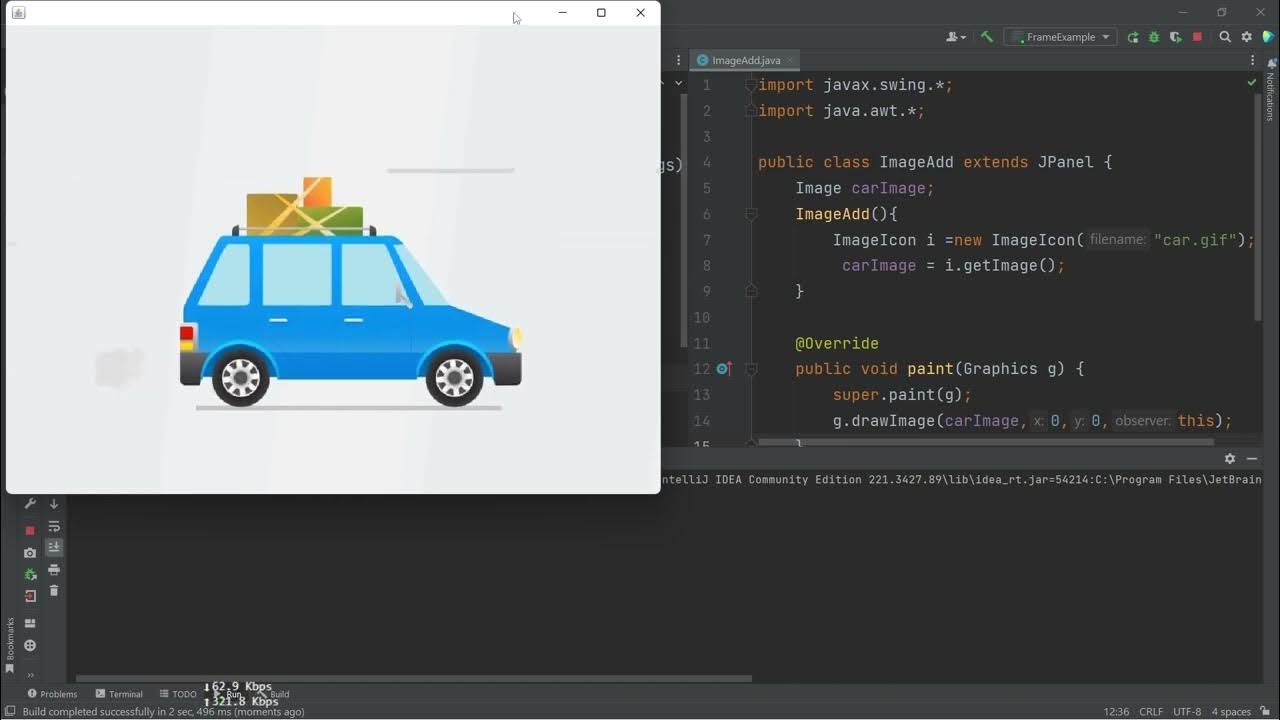 Frame Create in Intellij Java - YouTube