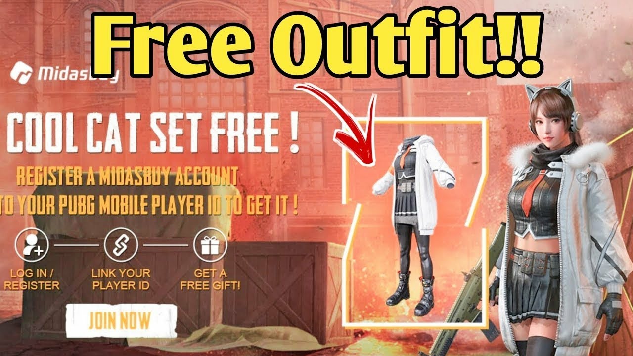 How to Get Cool Cat Set outfit Legendary Item In PUBG Mobile ||LostGod ...