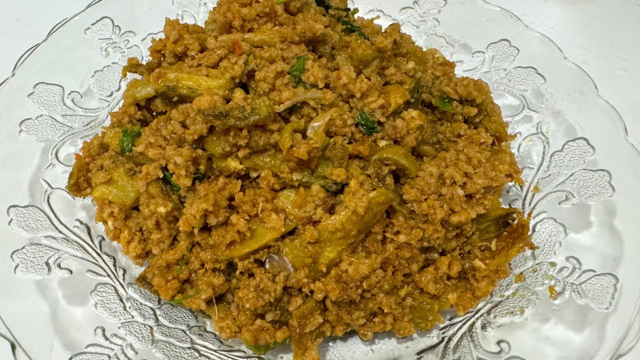 Karelay qeema Recipe l easy keema karelay Recipe - YouTube