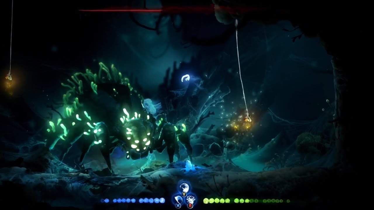 Mora Spider fight, Mouldwood Depths - Ori and the Will of the Wisps ...