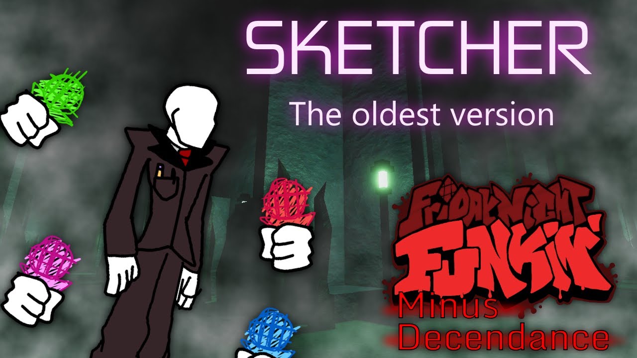 SKETCHER oldest - fnf x md - YouTube