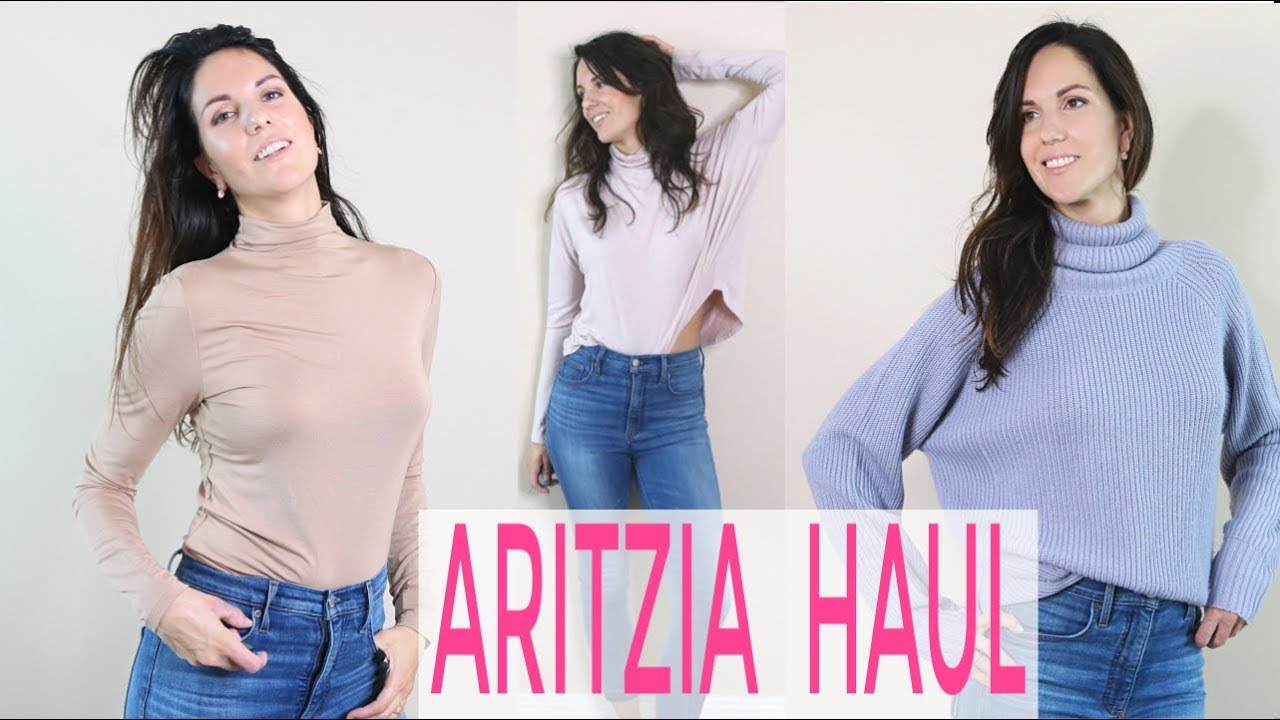 Aritzia Haul 2019 Winter Sale Try On Youtube