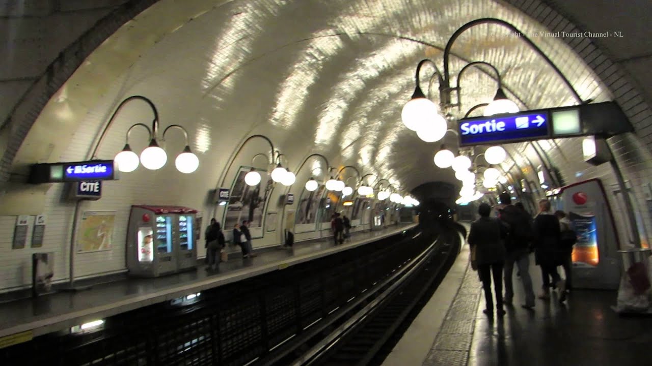Cite Metro Station in Paris 3 - YouTube