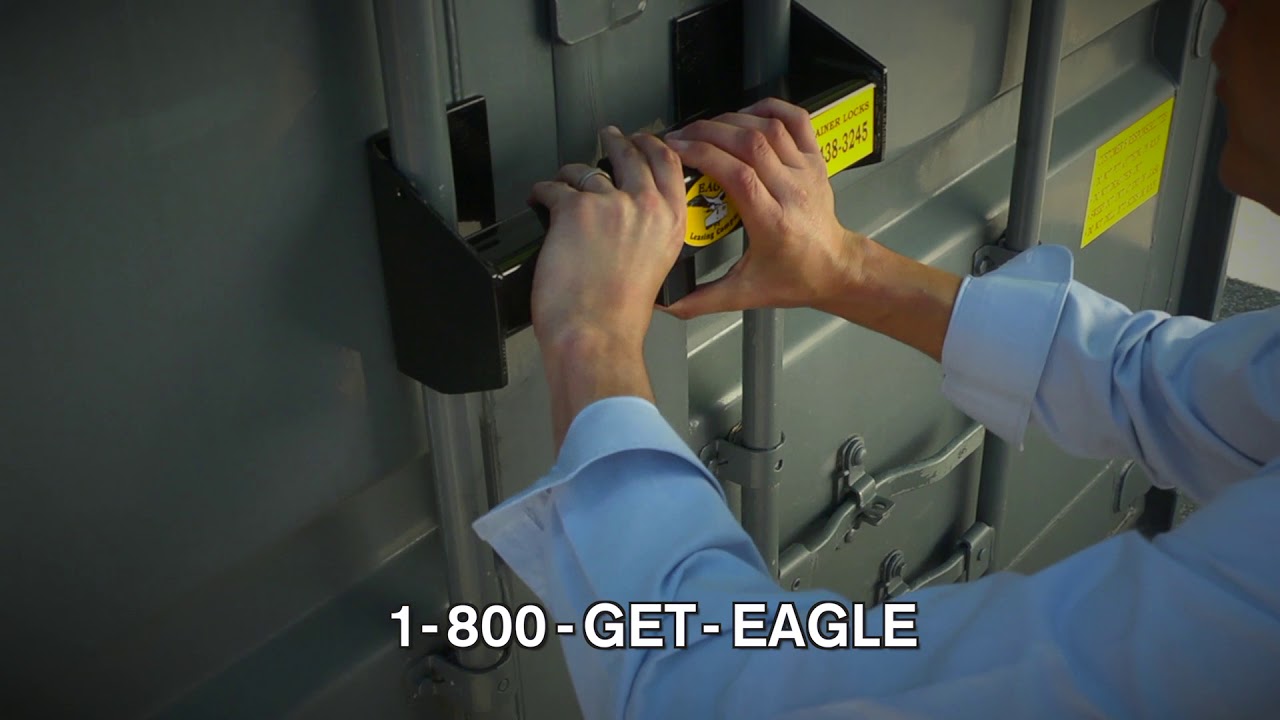 Storage Container Lock :15-second Commercial | The Eagle Leasing Company - YouTube