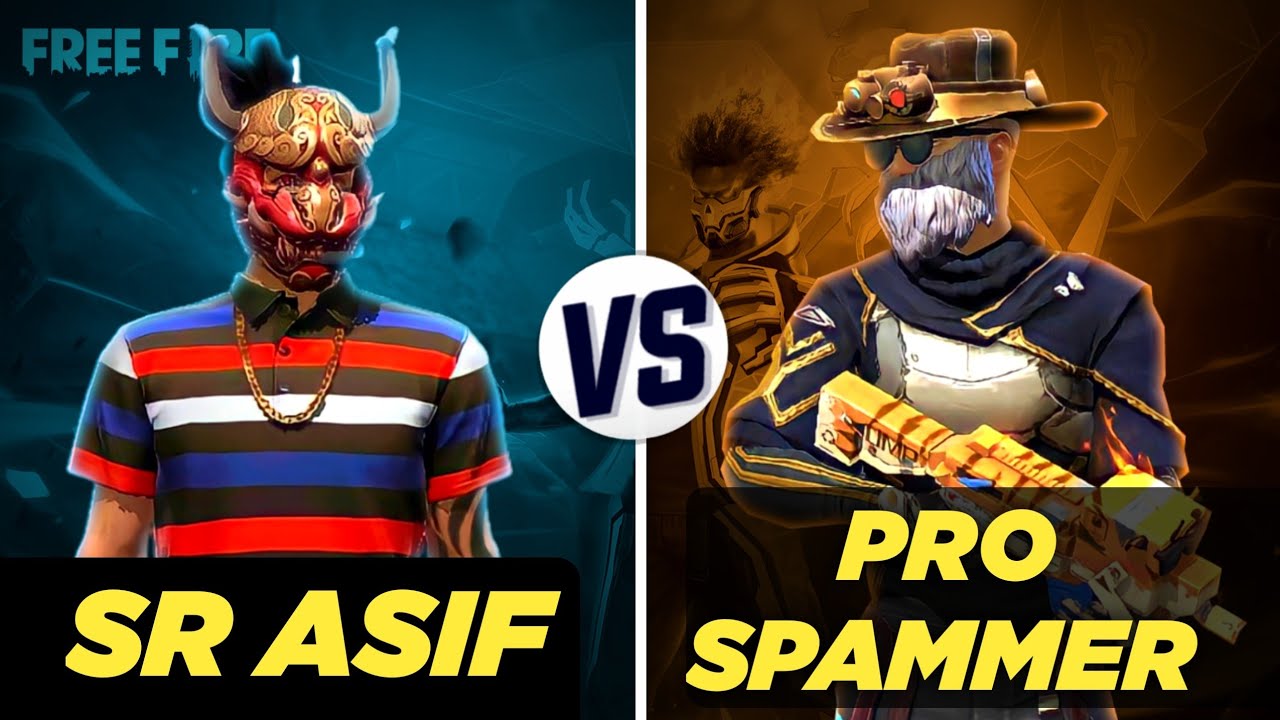 SR ASIF VS PRO SPAMMER | Free Fire Custom Match | Granade King ...