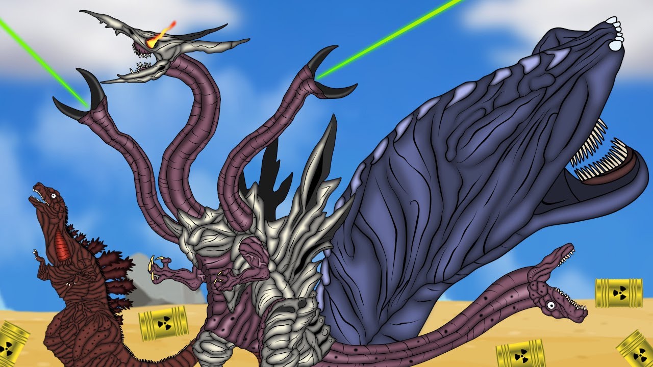 SHIN GHIDOZILLA 3RD!!! Shin Godzilla 3rd Form Fusion King Ghidorah ...