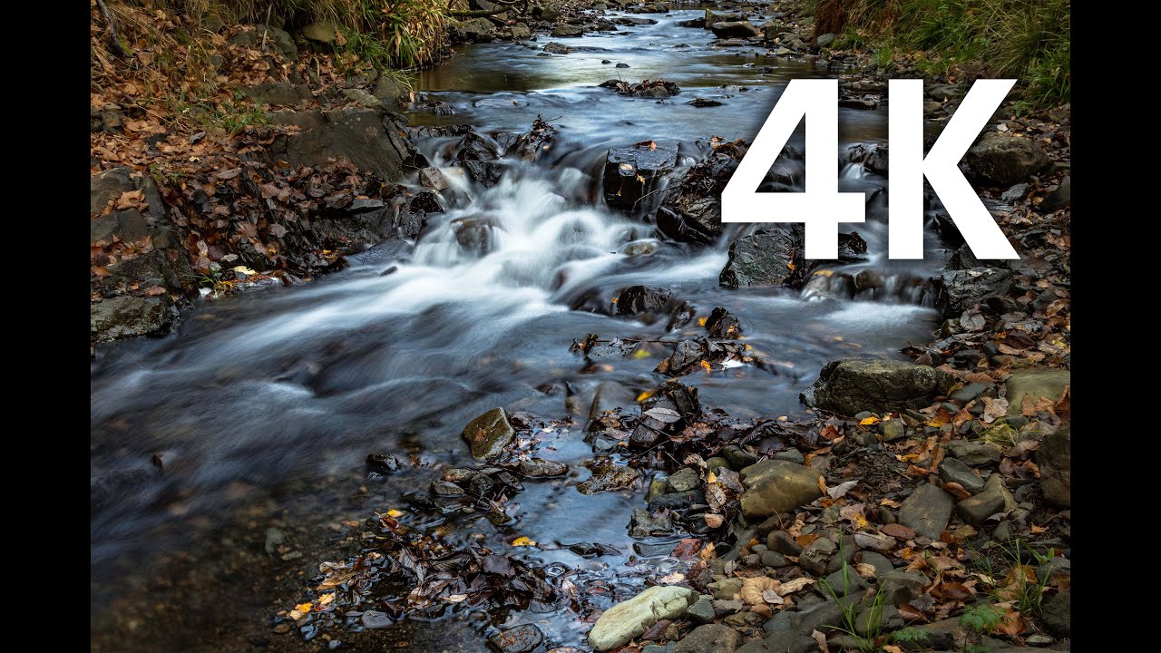 1 HOUR of flowing water to relax, study or read. REAL footage! 4K - YouTube