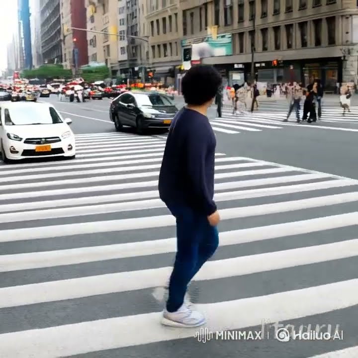 Navi family cross the road - YouTube