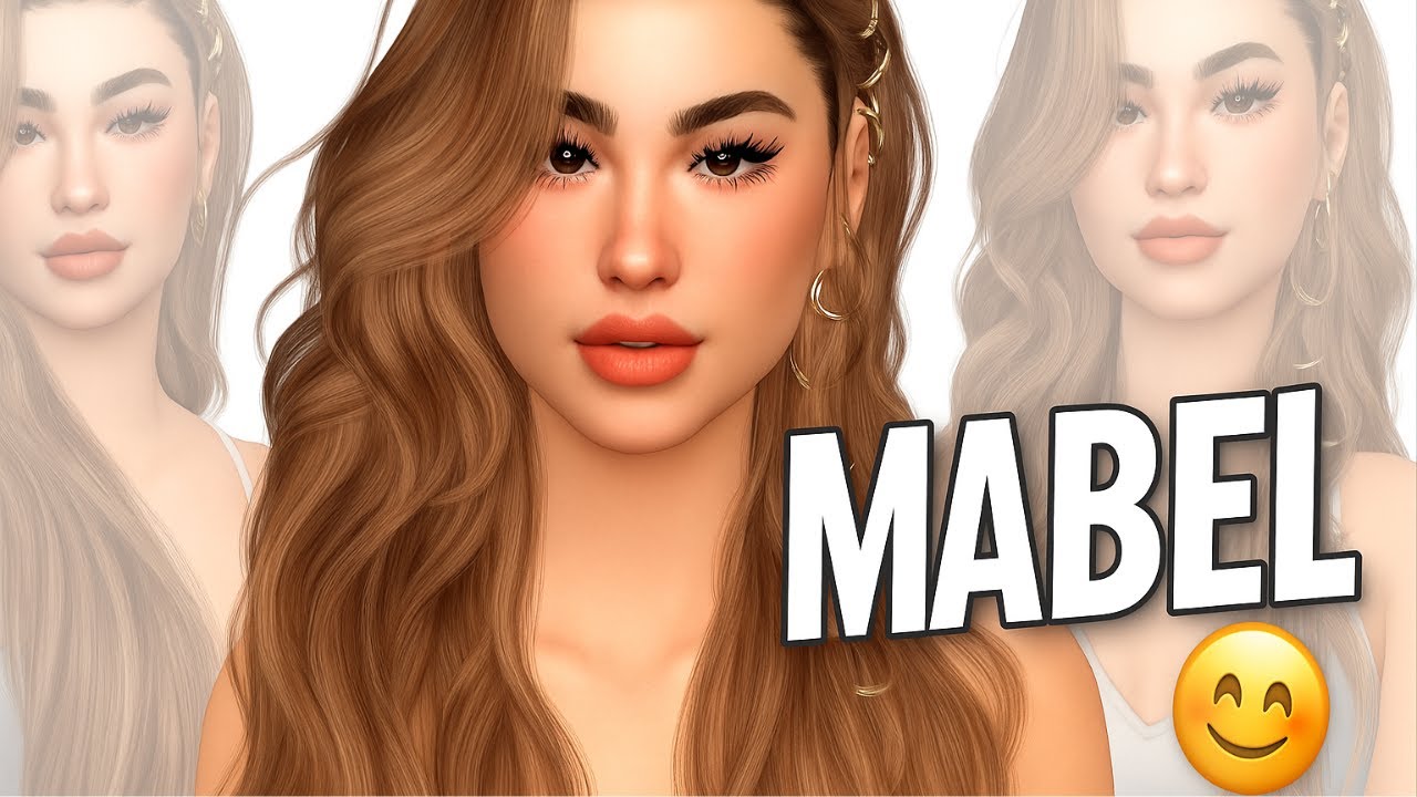 🌷Meet Mabel - Sims 4 CAS + CC Folder & Sims Download 🌷 - YouTube