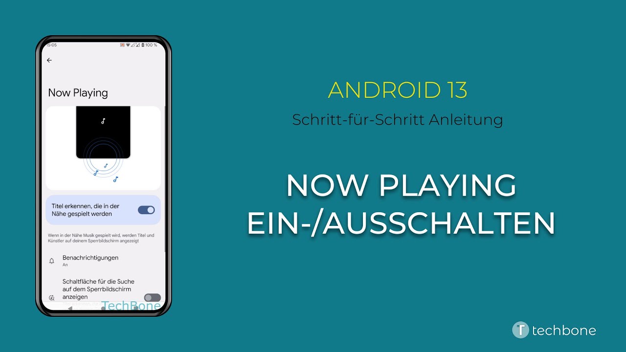 Now Playing ein-/ausschalten [Android 13] - YouTube