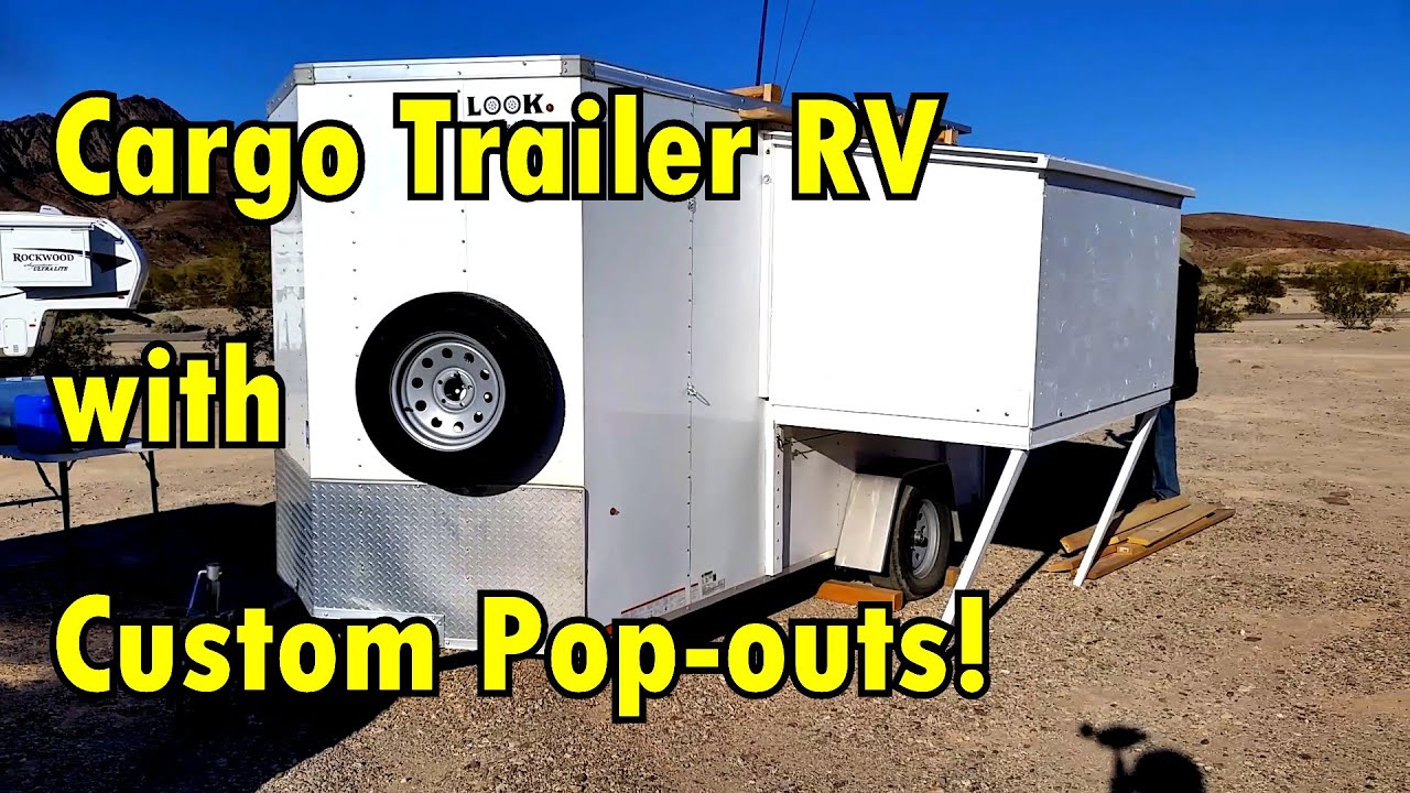 Living In A Box - Full Time Travel In A Custom Cargo Trailer - Tour ...