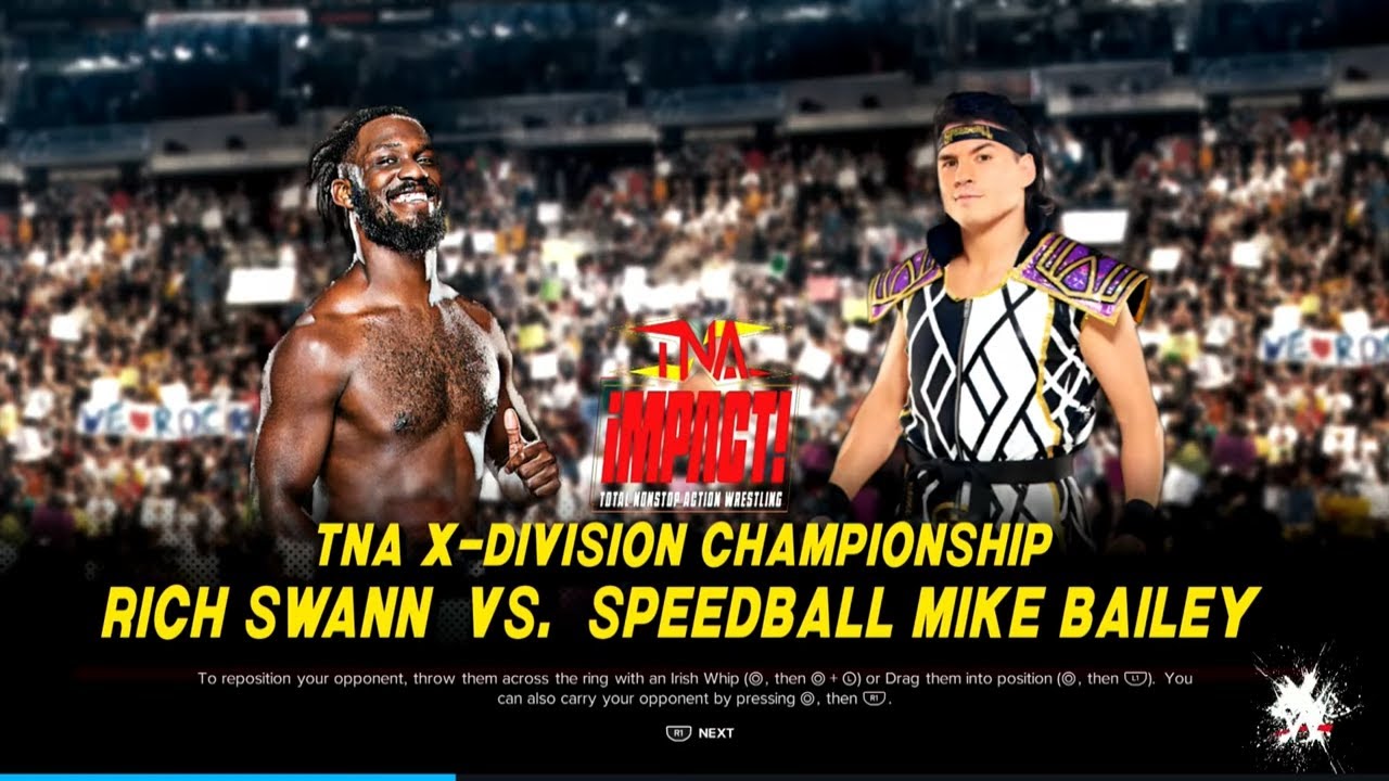 TNA Impact Mike Bailey vs Rich Swann TNA X Division Championship - YouTube