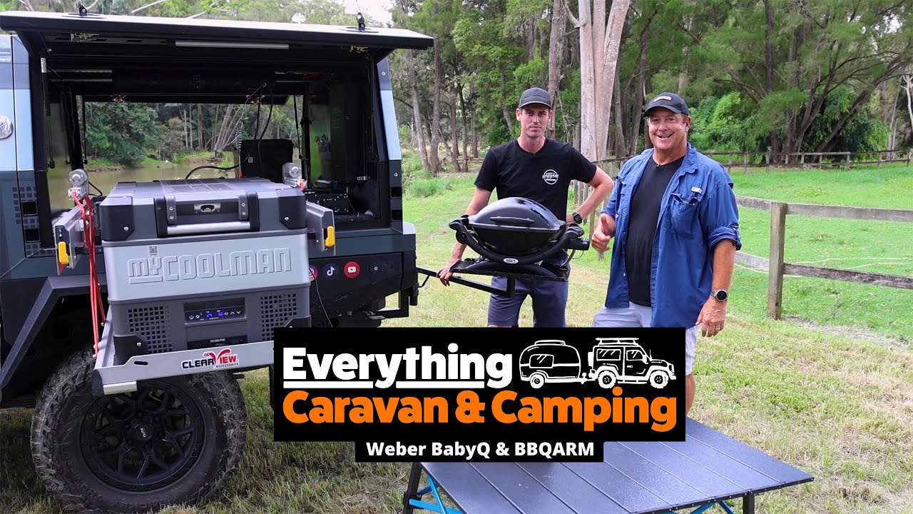 The Ultimate Duo: Weber BabyQ & BBQARM in Action! - YouTube