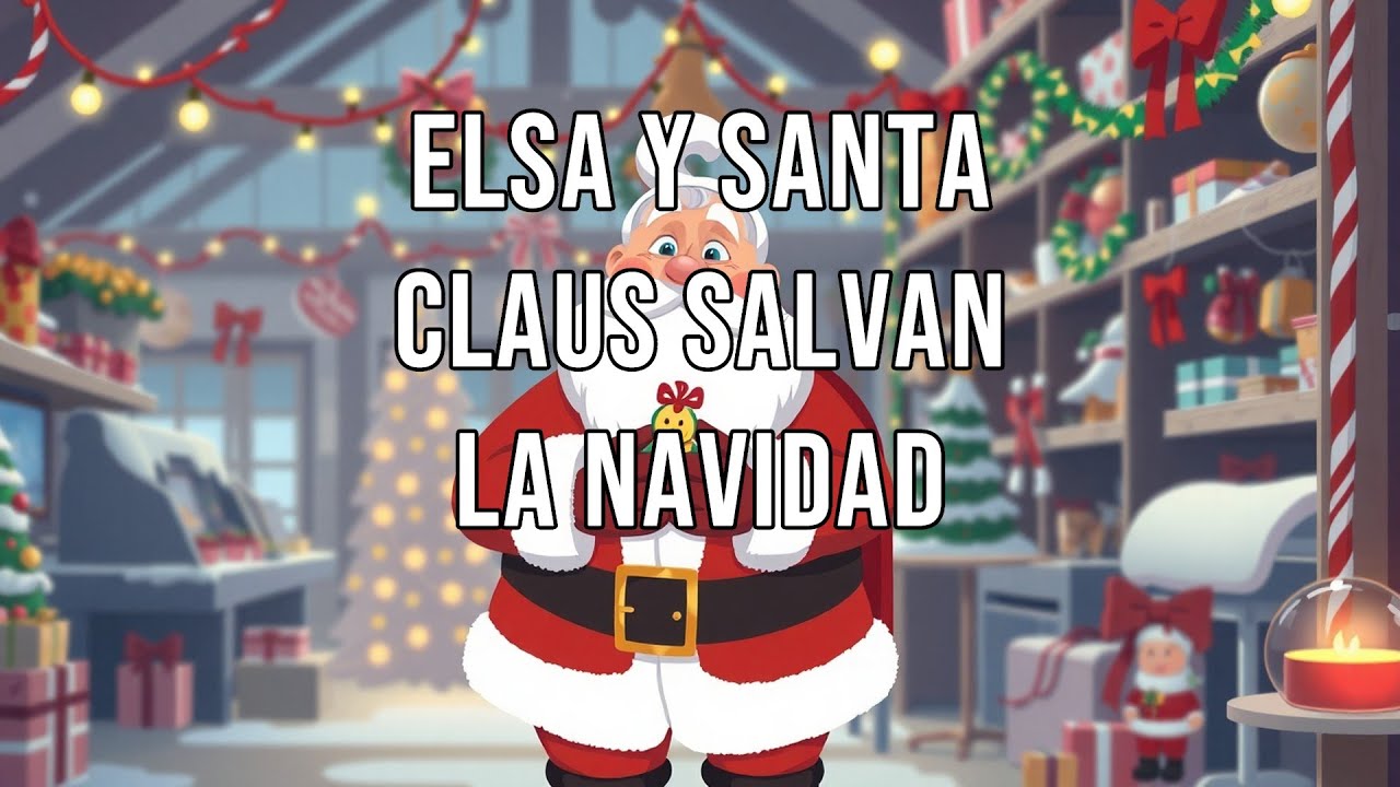 🎅🎄🎁Elsa y Santa Claus salvan la Navidad - YouTube