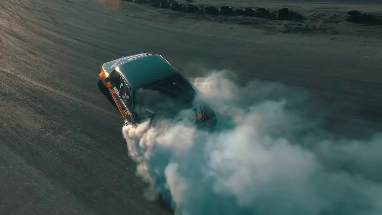 Sunset Drift Race Drone - YouTube