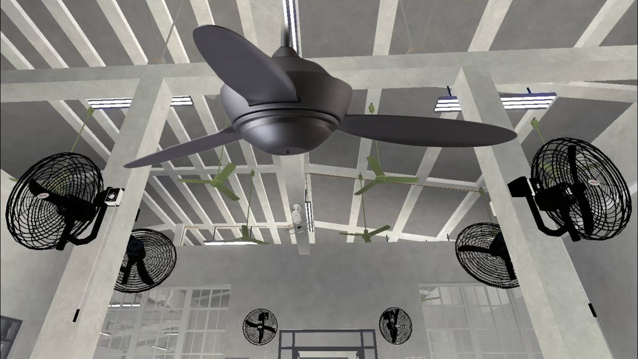Wall Fan And Ceiling Fans : Roblox Panka - YouTube
