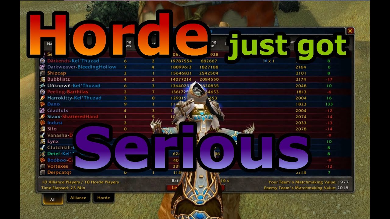 Horde just got Serious (Warlock PvP) - YouTube