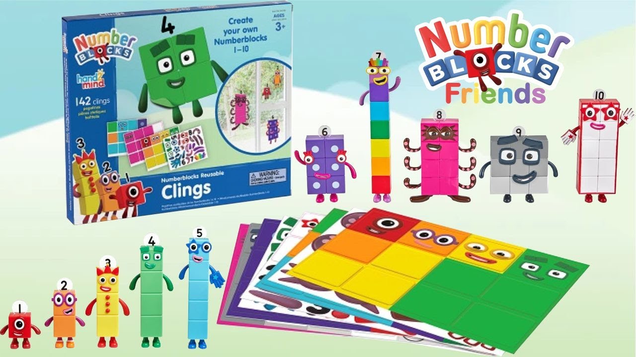 Numberblocks – Unboxing Numberblock Reusable Clings! Satisfying ASMR ...