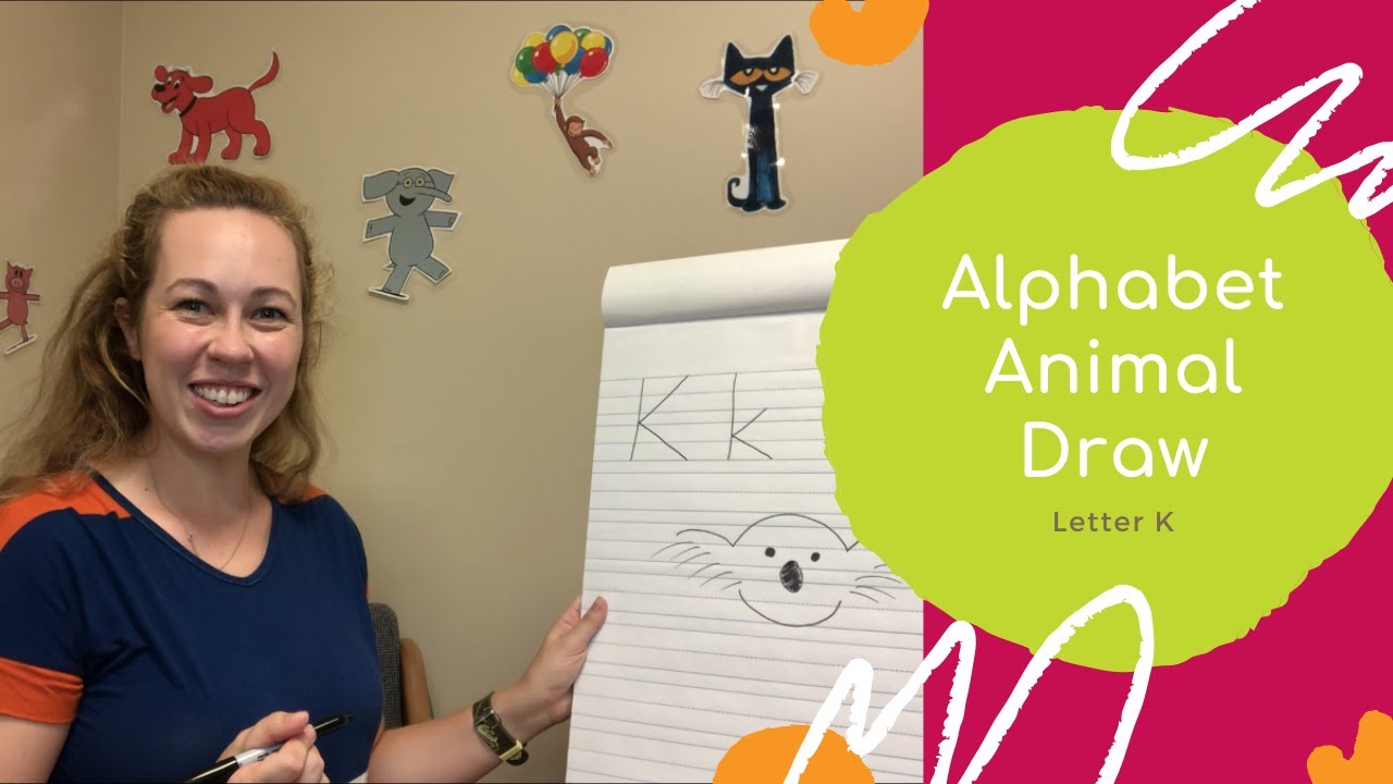 Draw the Alphabet: Letter K - YouTube