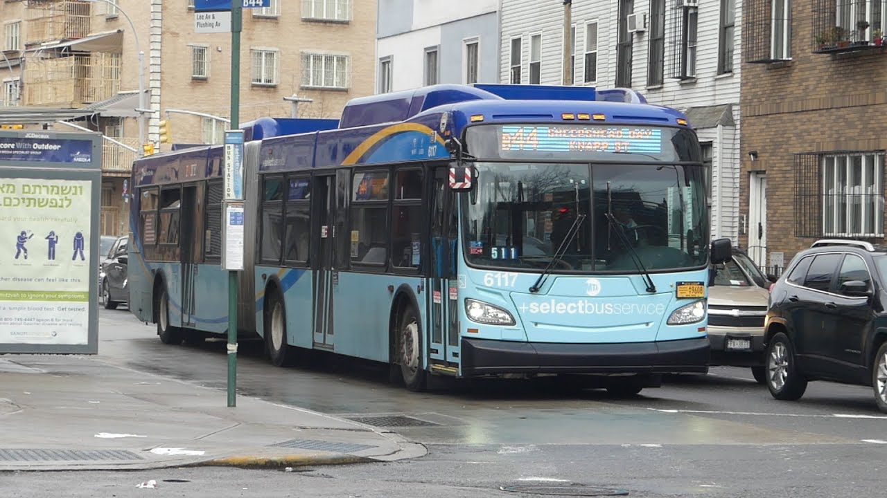 MTA NYCT Bus: 2017 New Flyer XD60 Xcelsior B44 +Select Bus Service+ ...