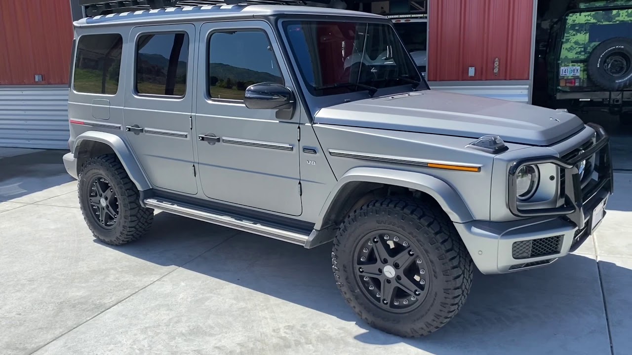 Lift for a 2019+ Mercedes G550 W463A - YouTube