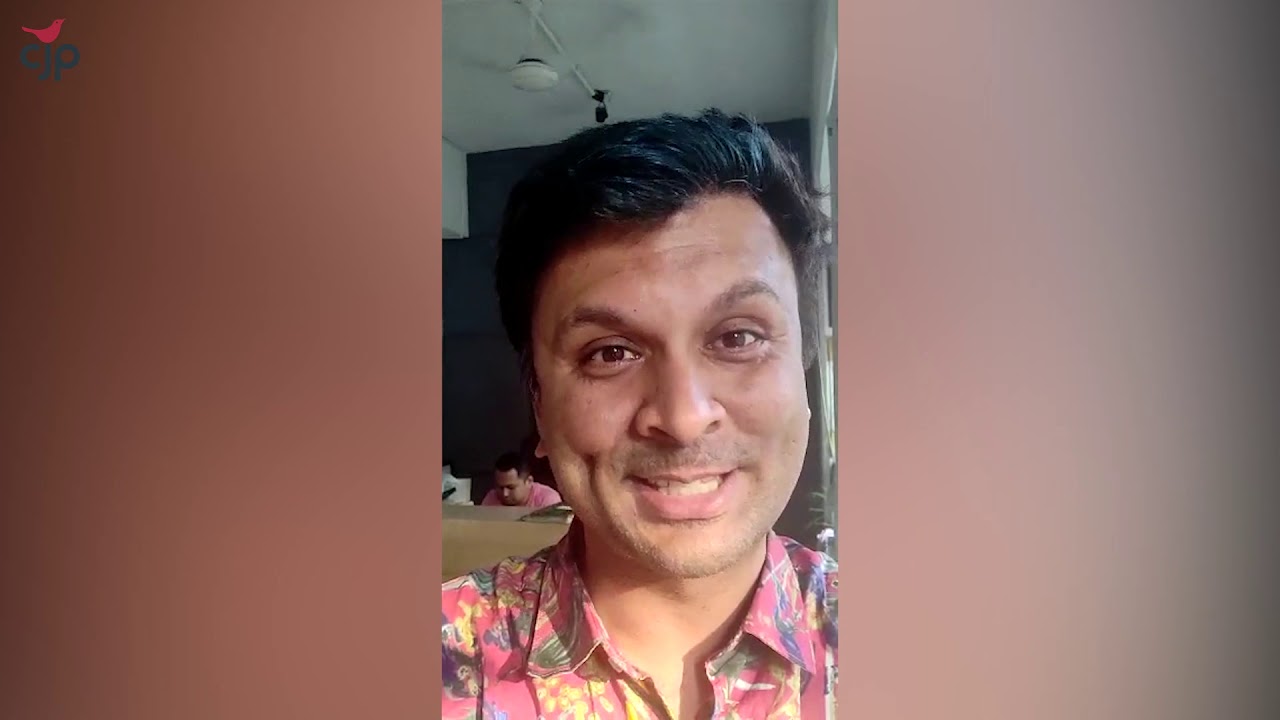 Harish Iyer: Human Rights is Advancing Because of CJP - YouTube