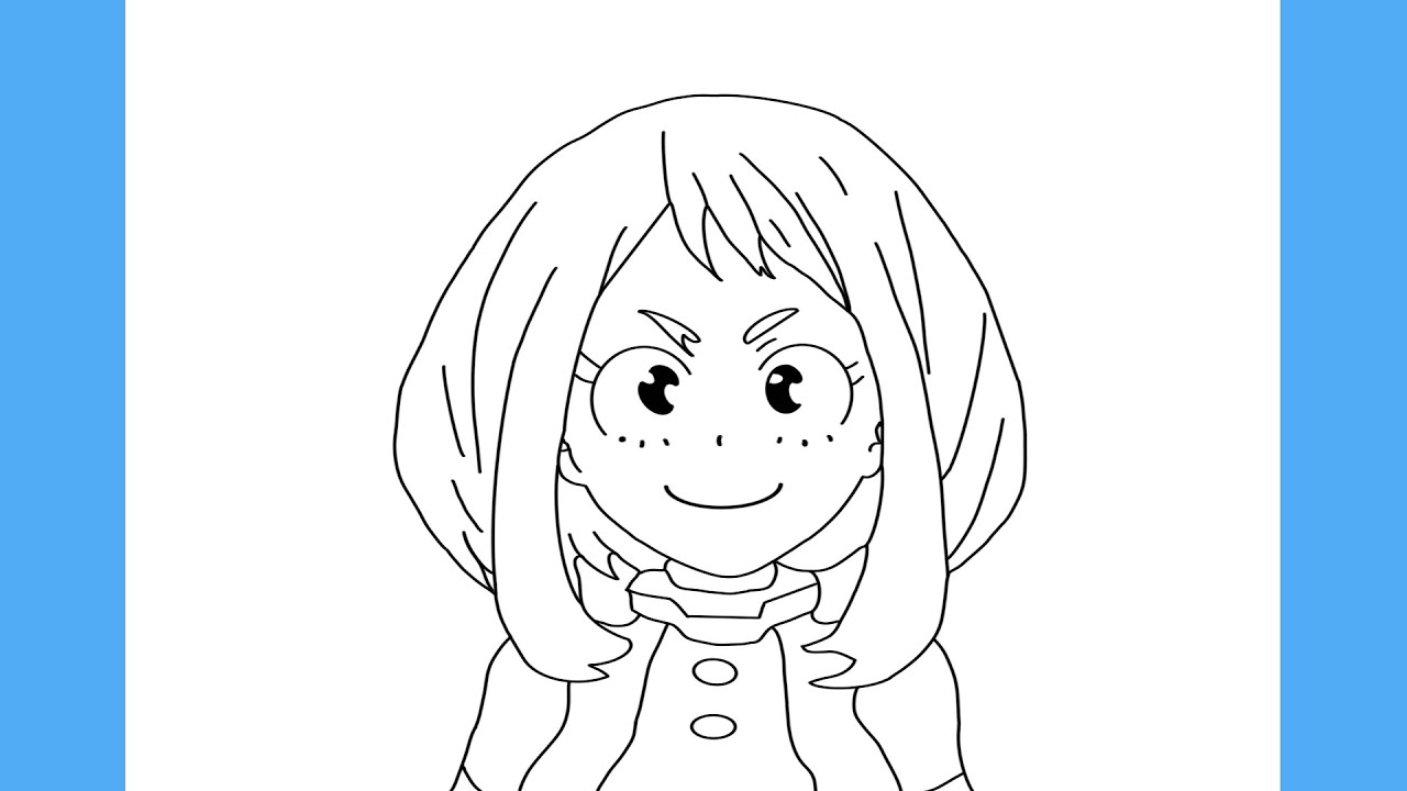 HOW TO DRAW OCHACO URARAKA FROM BOKU NO HERO ACADEMIA (My Hero Academia ...