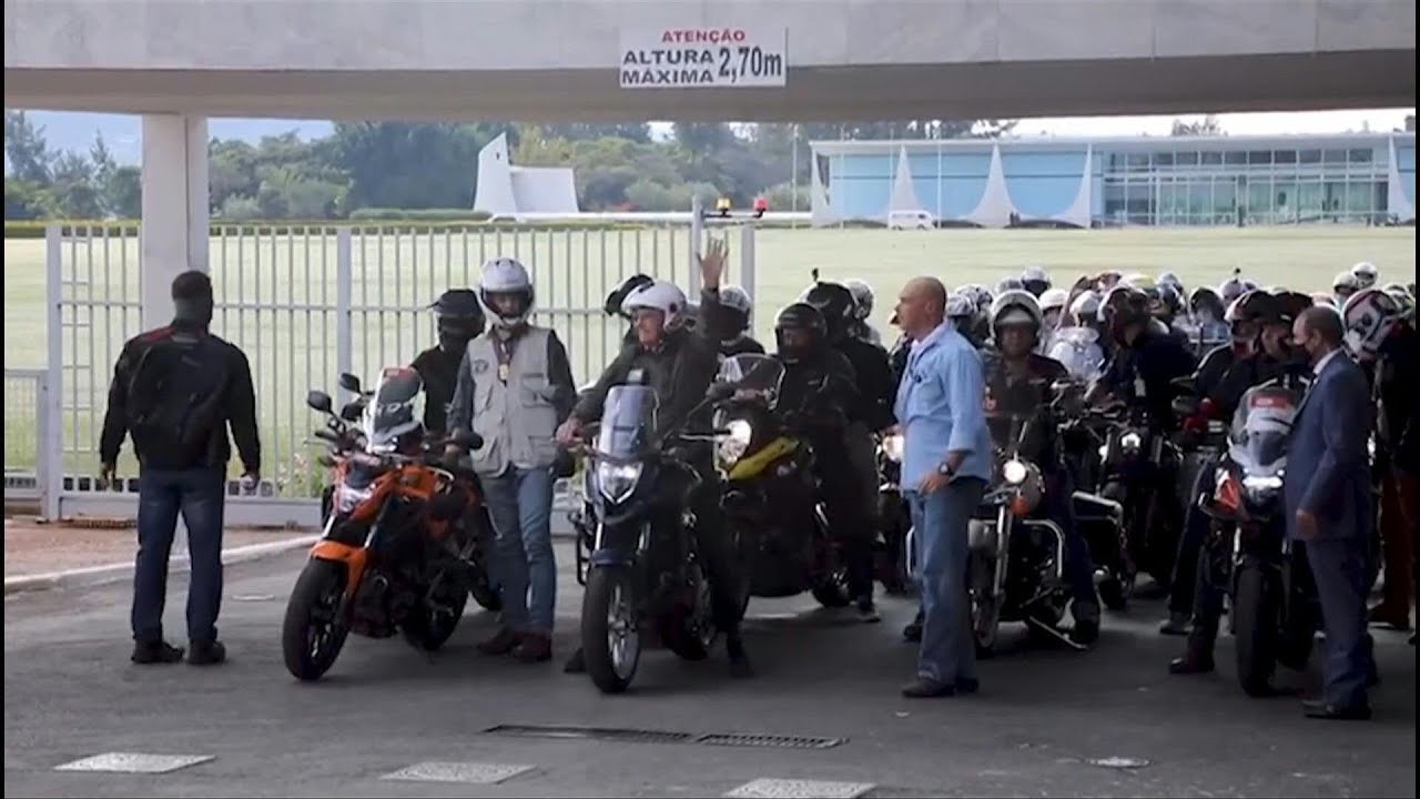 Brazil's Bolsonaro leads massive motorbike rally amid pandemic | AFP ...