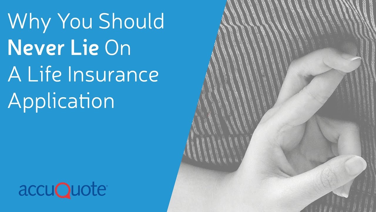 Never Lie on a Life Insurance App - Here’s Why - YouTube