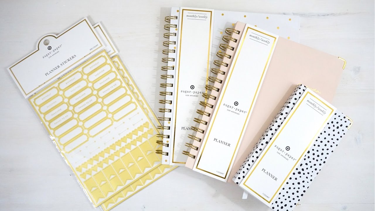 Target Sugar Paper Planner Review + GIVEAWAY! - YouTube