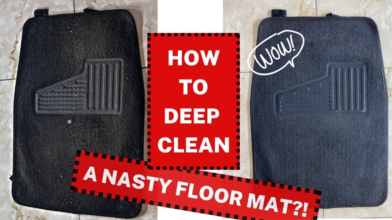 How to deep cleaning a nasty floor mat | TCM detailing - YouTube