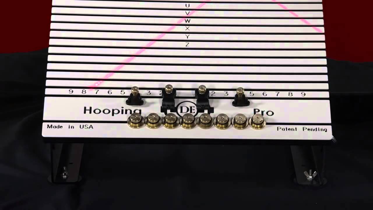 Embroidery Hoops: Durkee "Pro Full Station" & "Project Stations" - YouTube