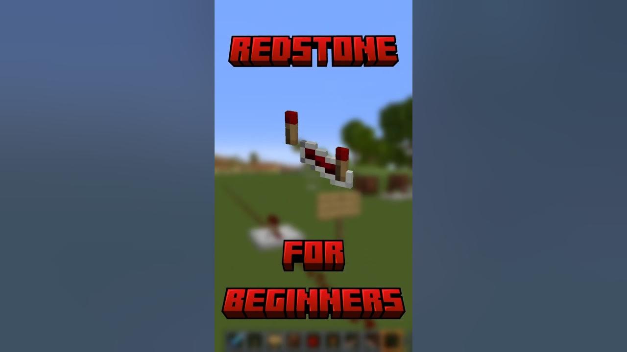 REDSTONE FOR BEGINNERS: The repeater! #minecraft #redstone #minecrafttutorial - YouTube