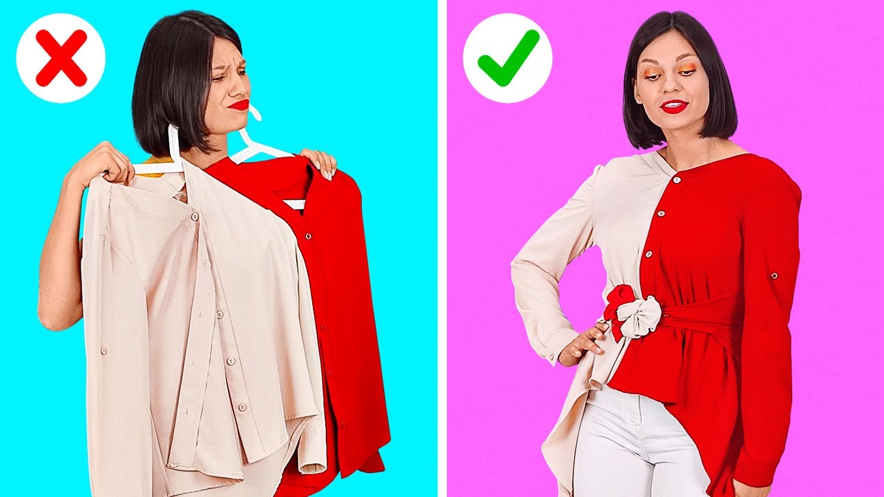 CLOTHES TRANSFORMATION IDEAS || Fashion Clothes Ideas To Transform Your ...