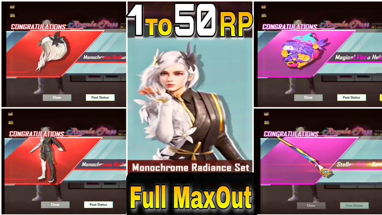 C3S8 Royal Pass M17 Maxout | 360 UC Royal Pass M17 Max Level 50 | Rp ...