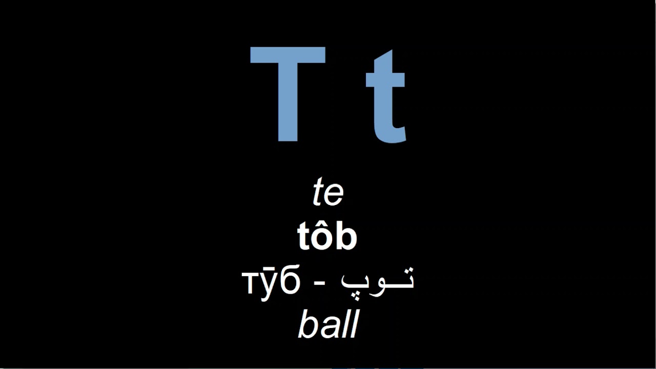 Persian Latin alphabet - YouTube