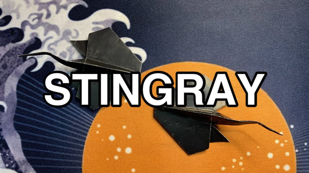 How to Make a Stingray #origami #papercrafts #stingray - YouTube