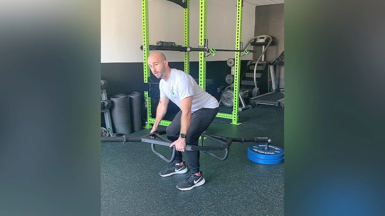 Landmine Trap Bar Row - YouTube