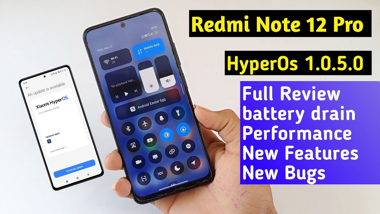 Redmi Note 12 Pro HyperOs 1.0.5.0 Update Full Review Performance ...
