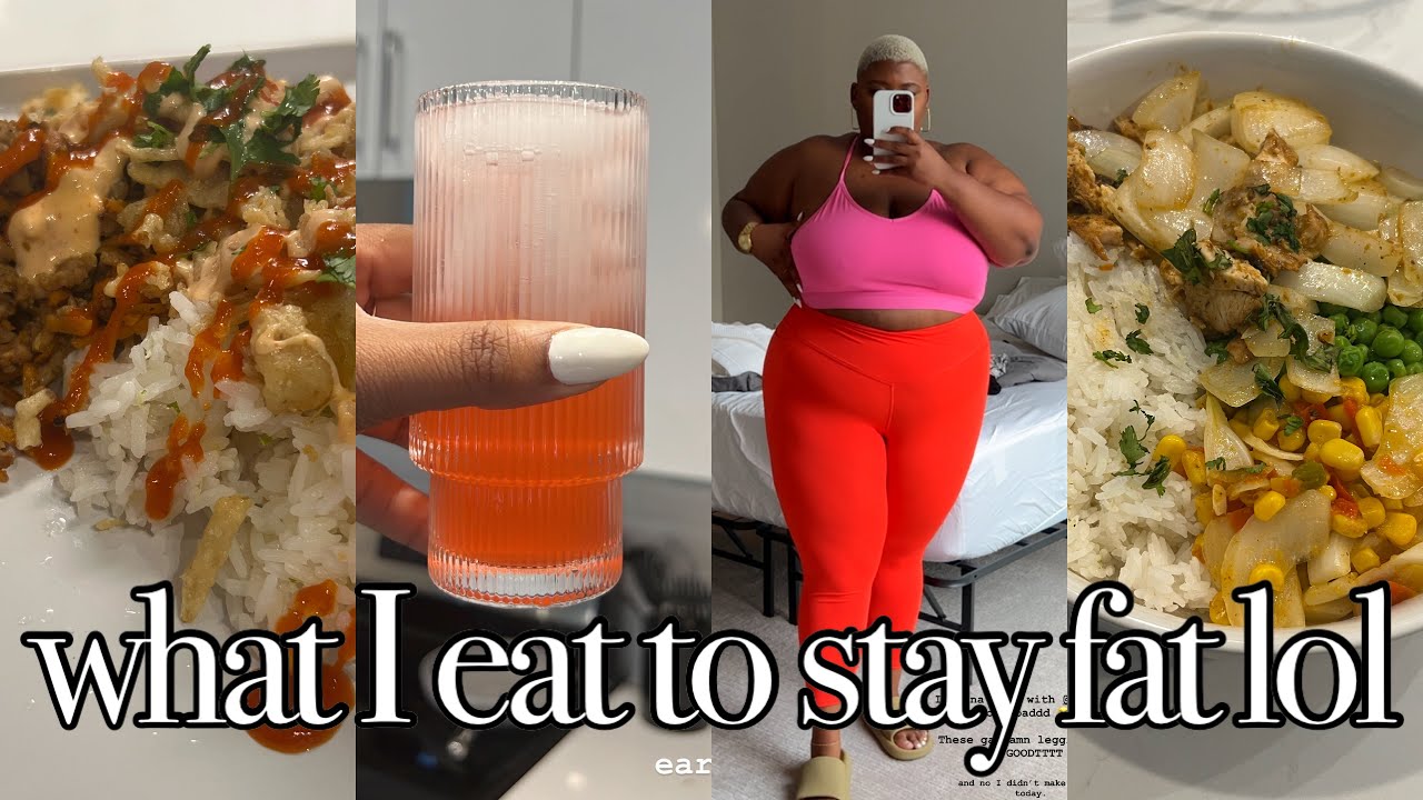 WHAT I EAT IN A DAY TO STAY FAT 🤣 // STRUGGLE COOKING + MUKBANG + ASMR ...