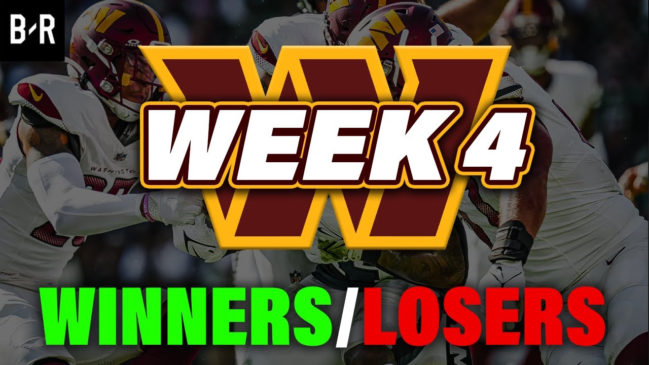 Washington Commanders Week 4 WINNERS/LOSERS - YouTube