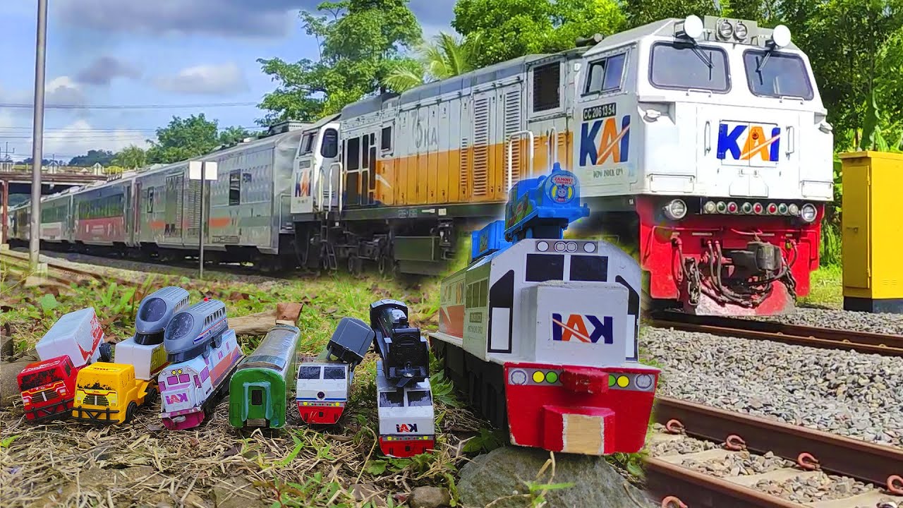 Kereta Thomas, Kereta Api Kayu, Kereta Railking, CC203, CC201, CC206 ...