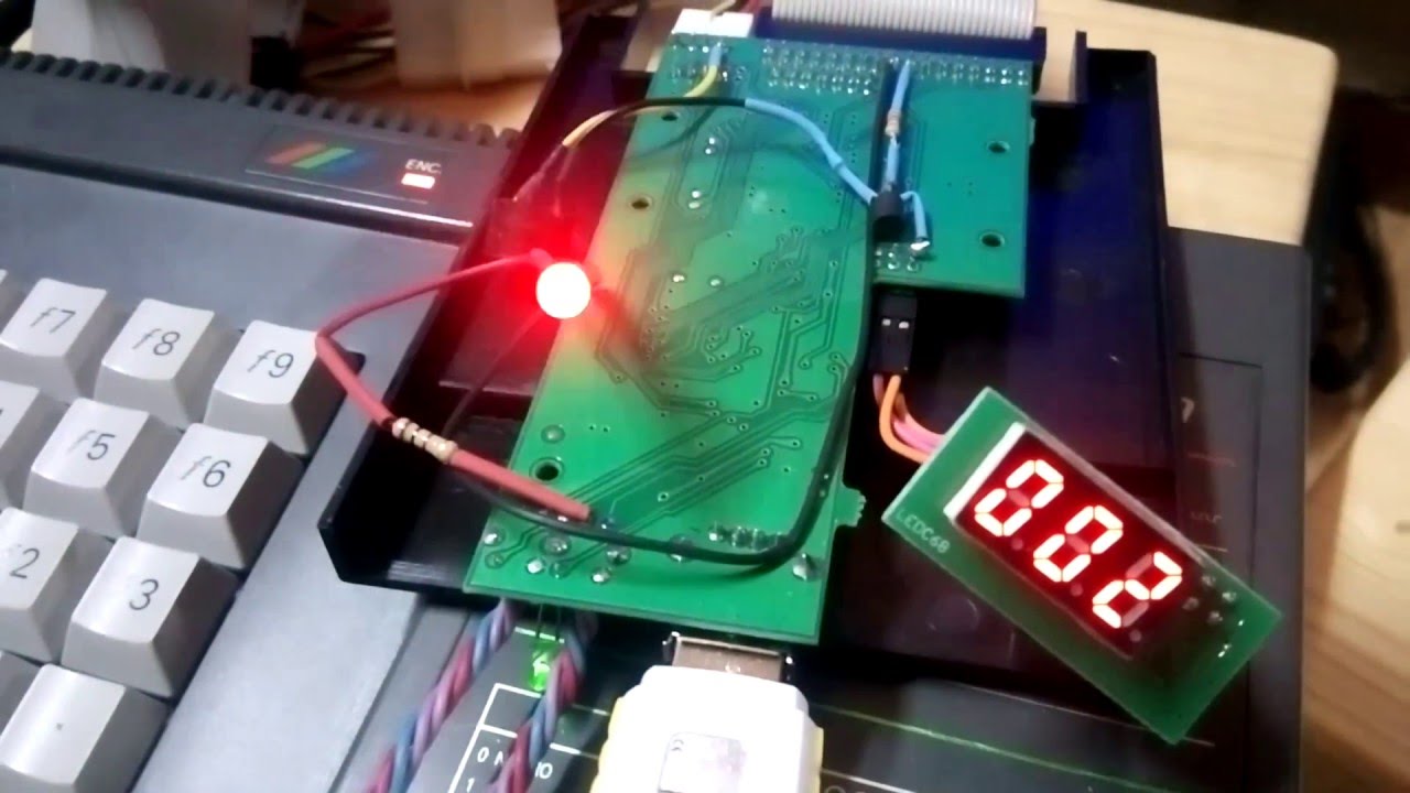 Activity LED mod on Gotek in Amstrad CPC(in test) - YouTube